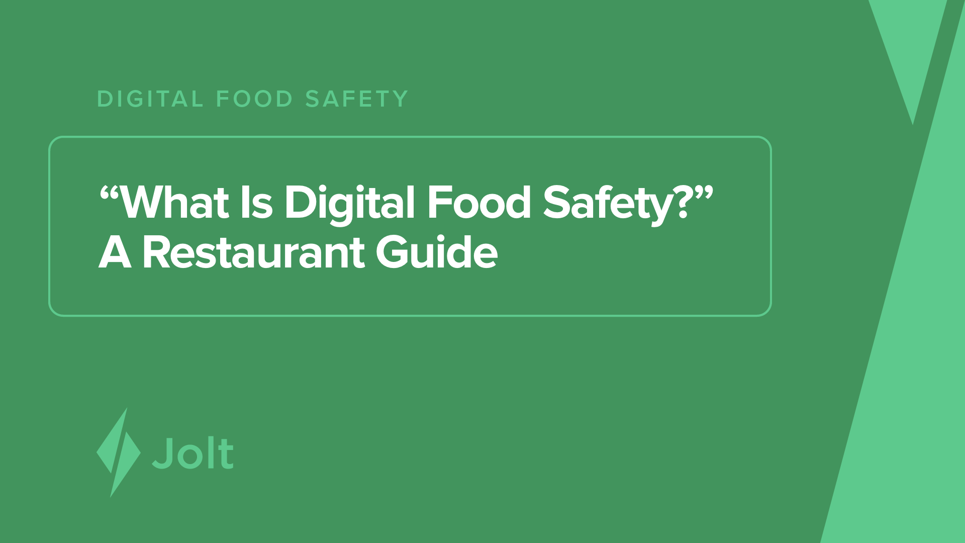 What Is Digital Food Safety? A Restaurant Guide